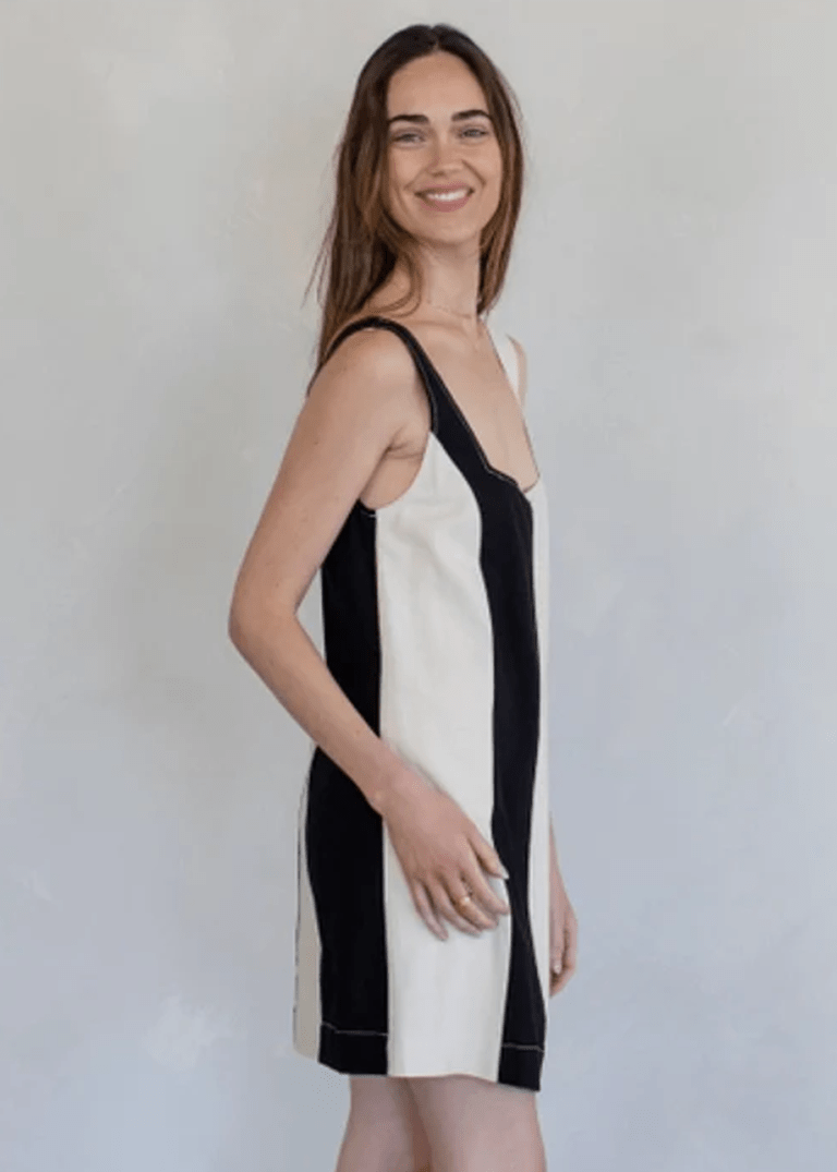 Things Between Black & White Chelsea Dress – Ex-voto